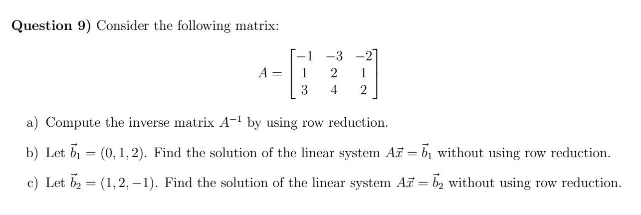 Solved Question 9) Consider the following | Chegg.com Solved Question 9) Consider the following | Chegg.com