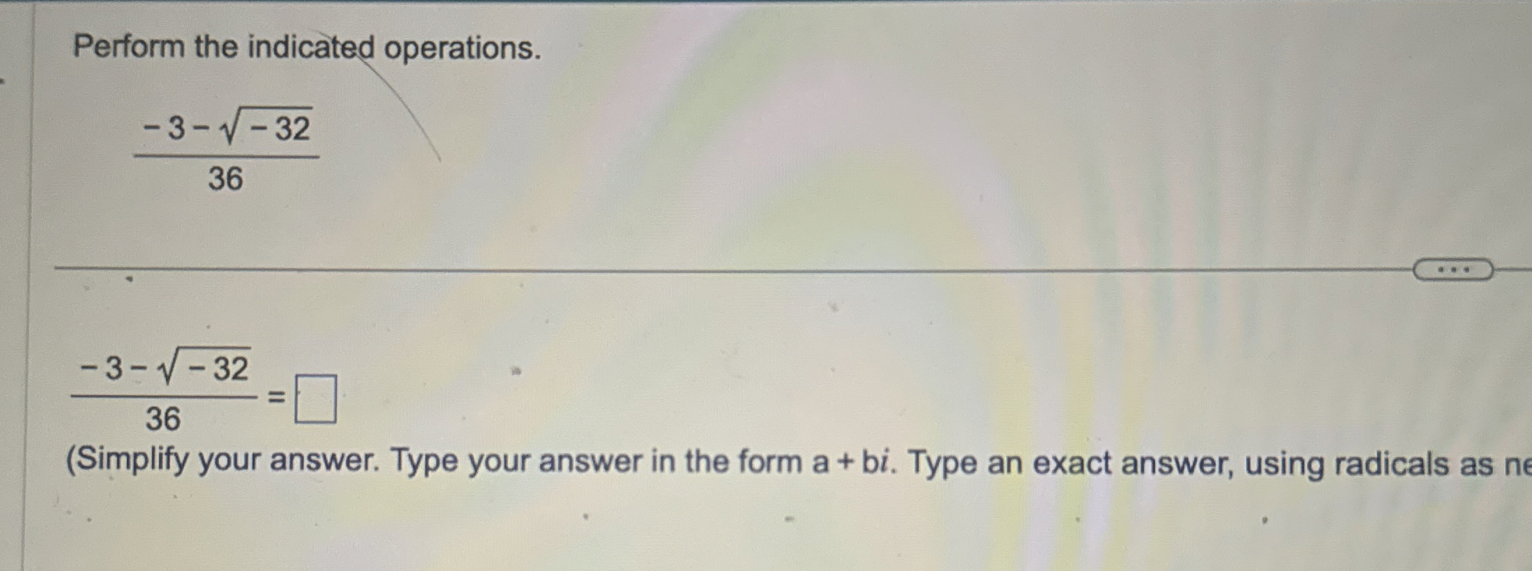 Solved Perform the indicated | Chegg.com