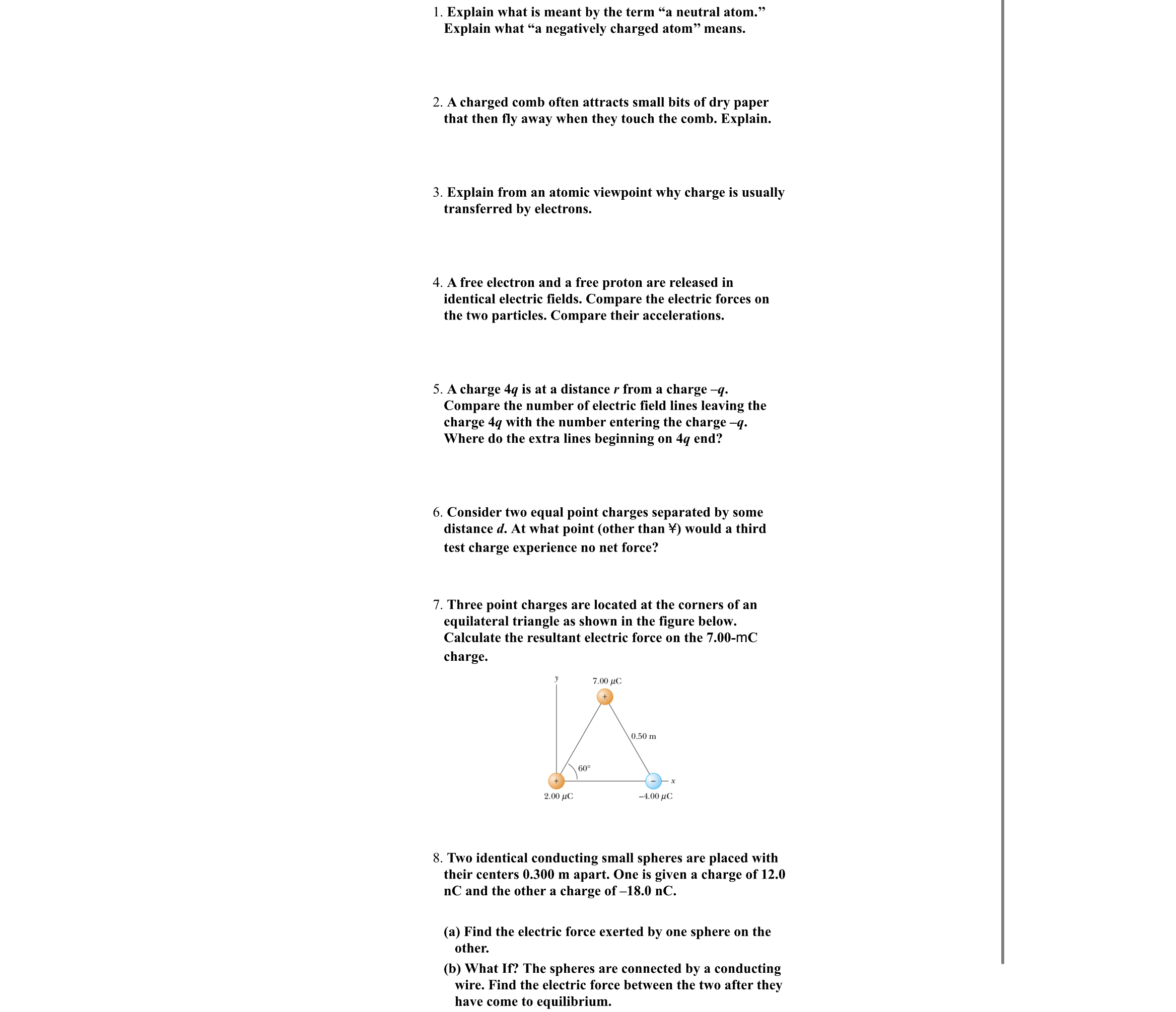 Solved Explain what is meant by the term "a neutral | Chegg.com