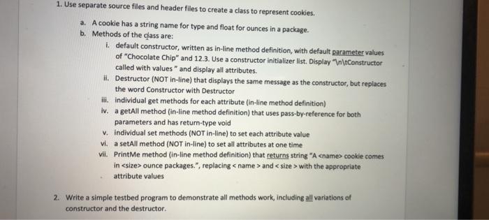 Solved All Class Specific Files You Write Header Files