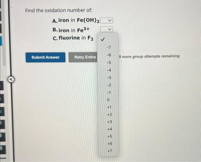 Solved Find the oxidation number of: A. chromium in Cr(OH)3 | Chegg.com