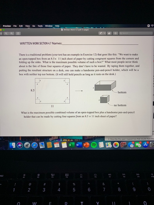 Solved Preview File Edit View Go Tools Window Help Written | Chegg.com