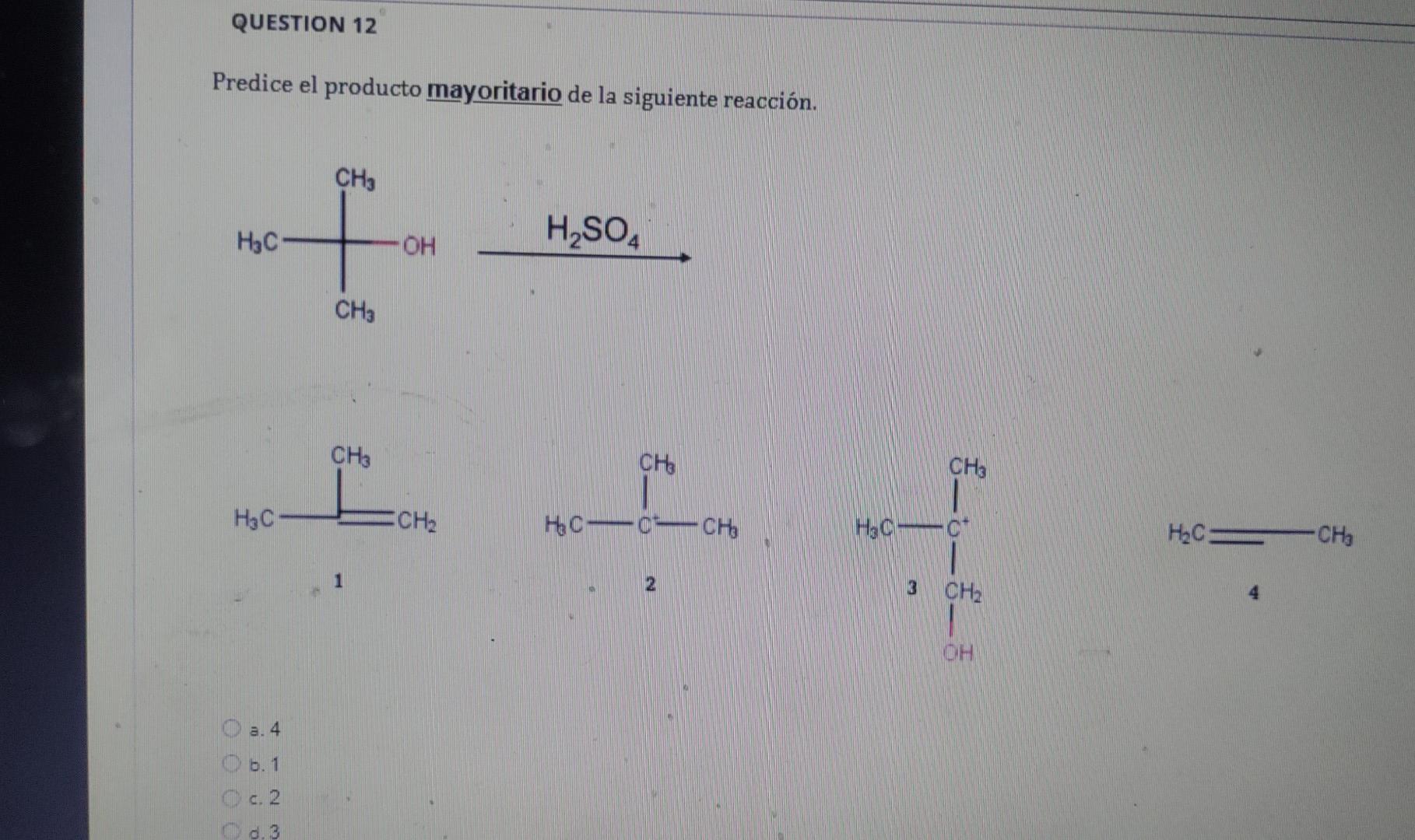 Solved QUESTION 11 La siguiente reacción corresponde a una | Chegg.com