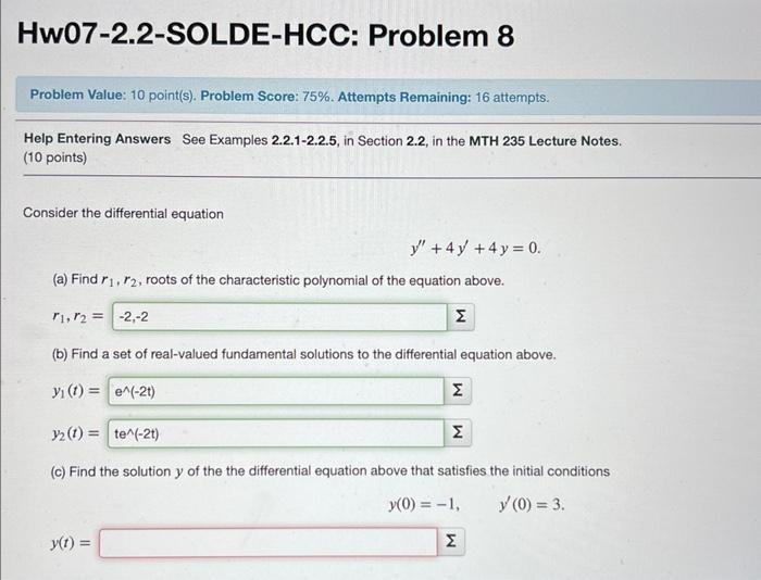 Solved Help Entering Answers See Examples 2.2.1-2.2.5, in | Chegg.com