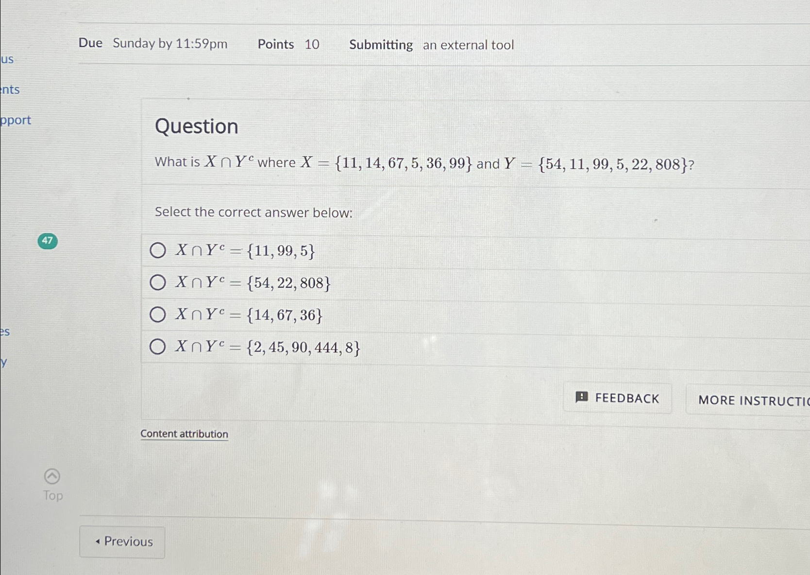 Solved Due Sunday by 11:59pmPoints 10Submitting an external | Chegg.com