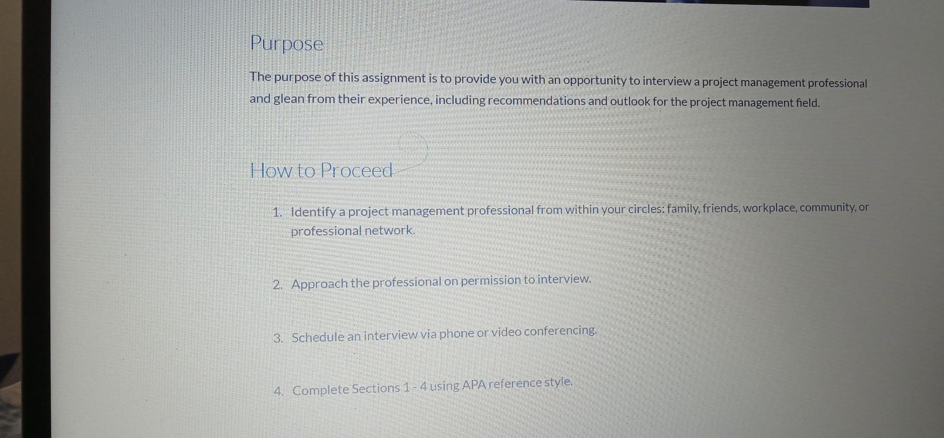 Solved The purpose of this assignment is to provide you with | Chegg.com