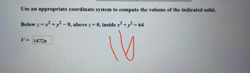 Solved Use an appropriate coordinate system to compute the | Chegg.com