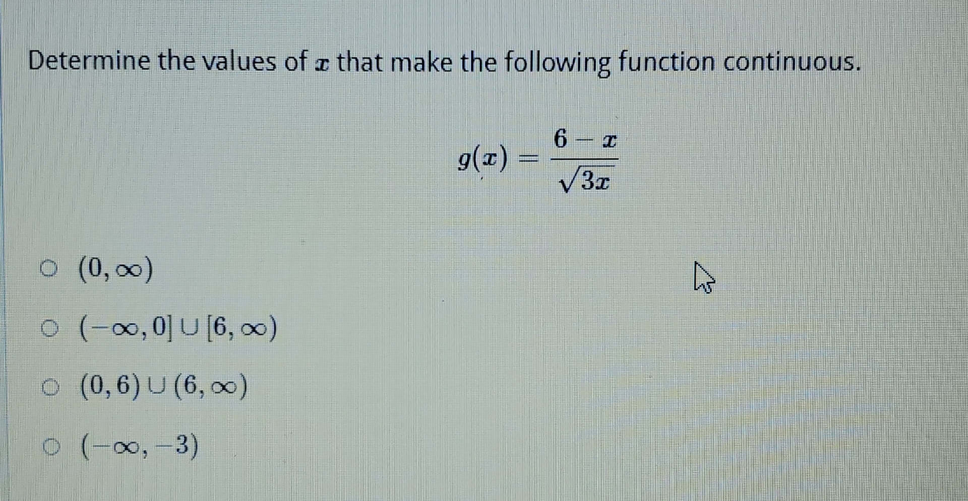 Solved Determine the values of x ﻿that make the following | Chegg.com