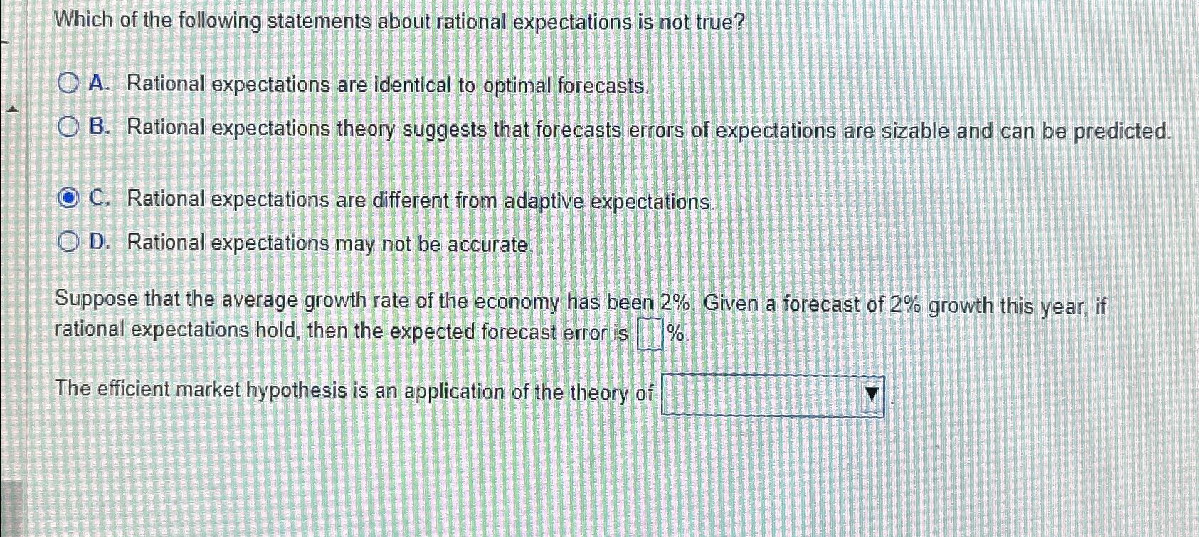 Solved Which of the following statements about rational | Chegg.com