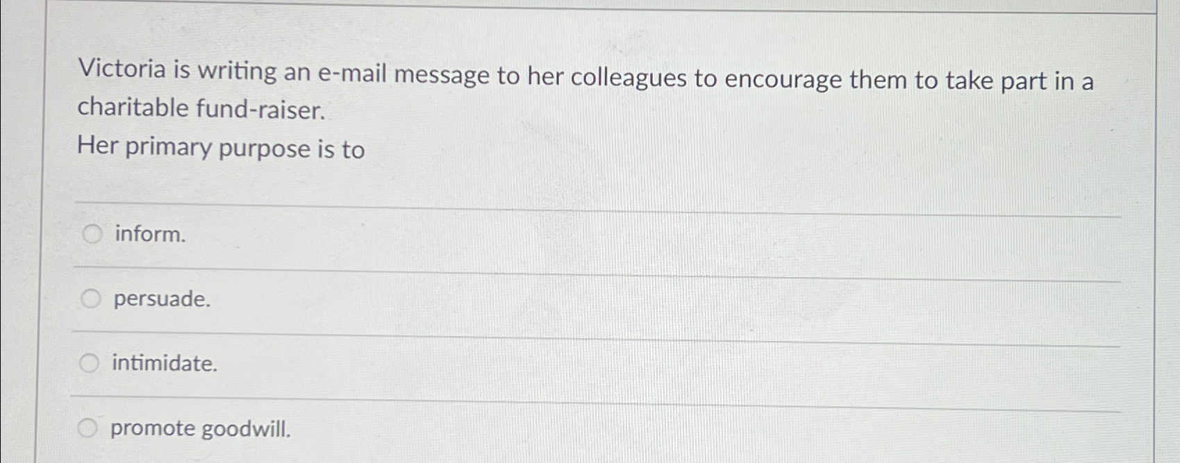 Solved Victoria is writing an e-mail message to her | Chegg.com