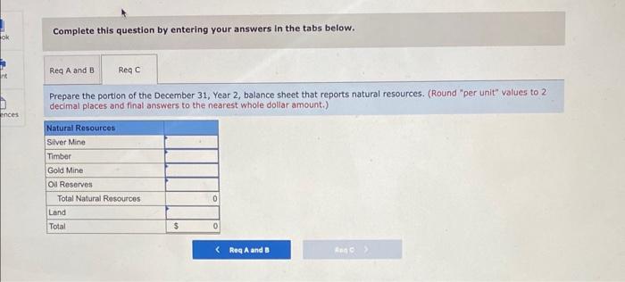Solved Problem 6-33A (Static) Accounting for depletion LO | Chegg.com