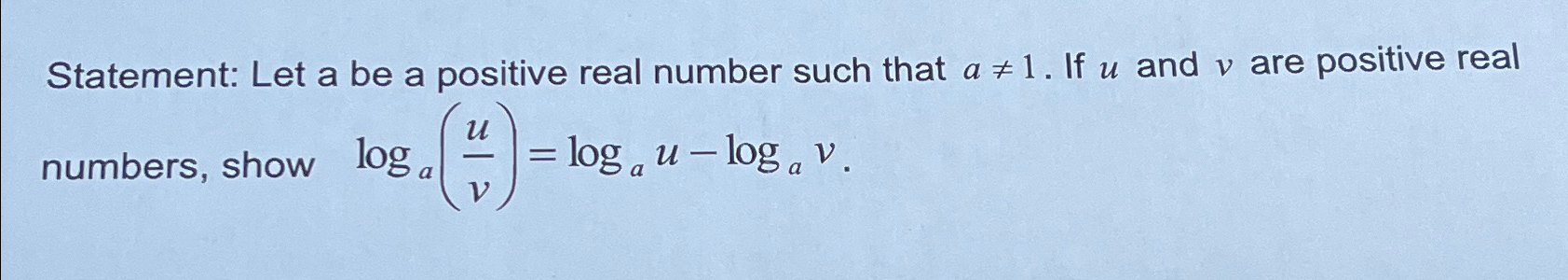 Solved Statement: Let a be a positive real number such that | Chegg.com