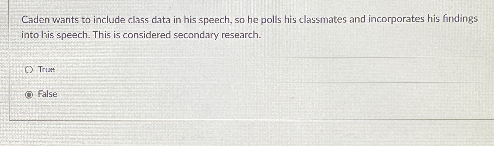 Solved Caden wants to include class data in his speech, so | Chegg.com