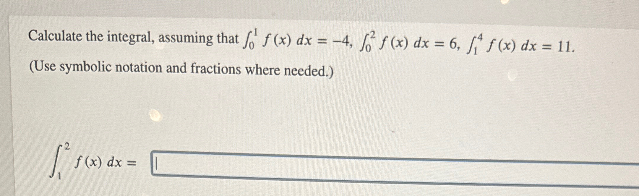 Solved Calculate the integral, assuming that | Chegg.com