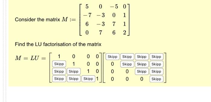 Solved Consider the following linear system written in | Chegg.com