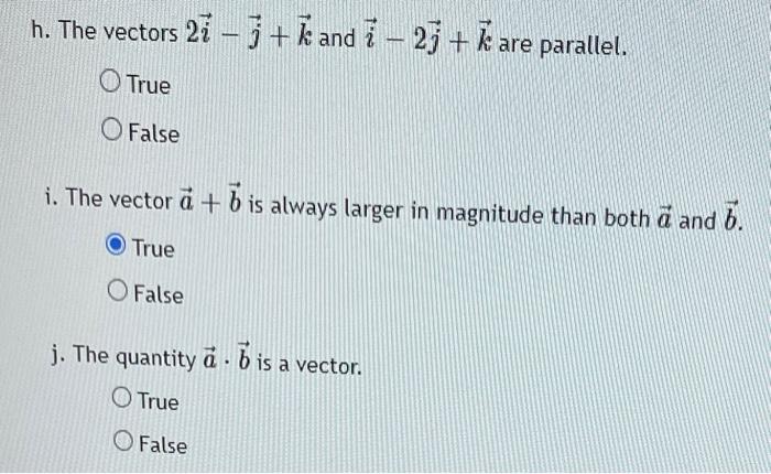 Solved b. There is EXACTLY one unit vector parallel to a | Chegg.com