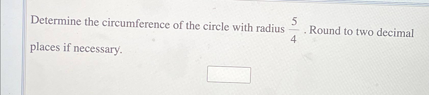 Solved Determine the circumference of the circle with radius | Chegg.com