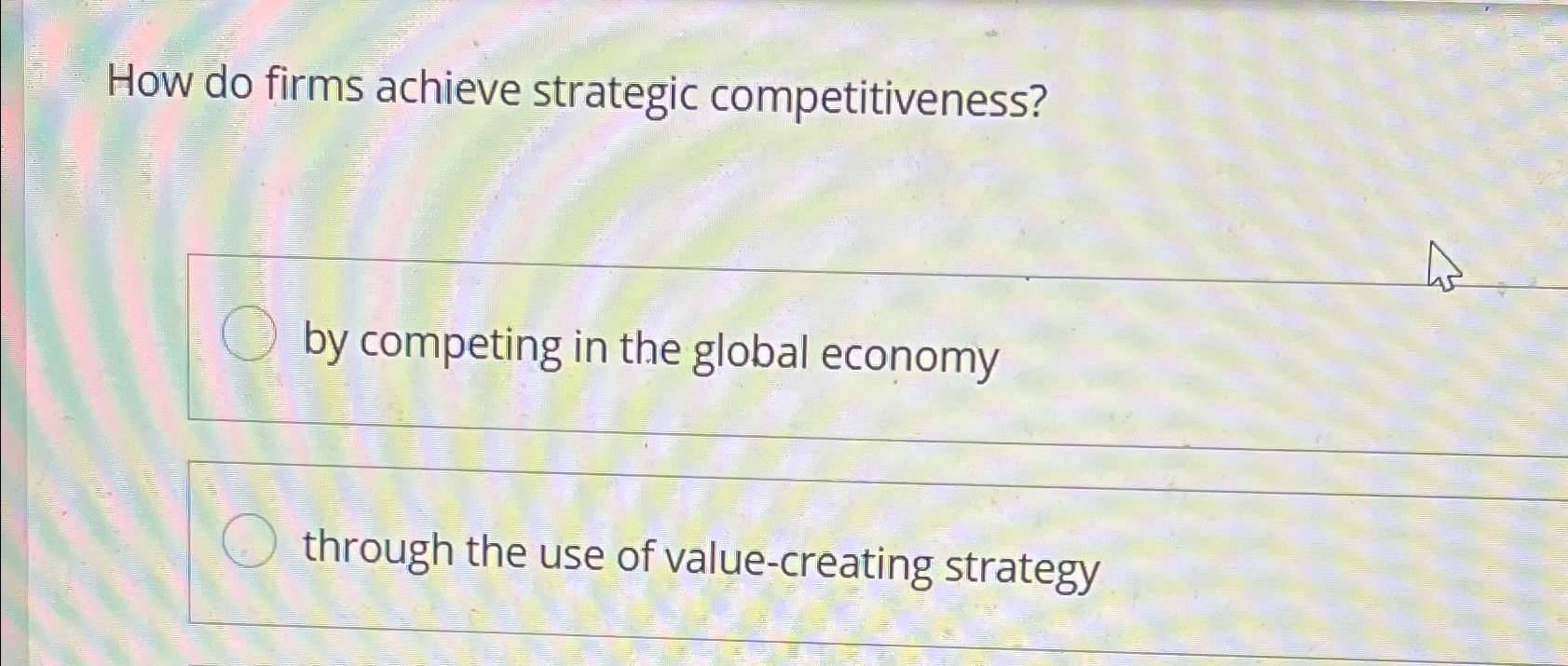 Solved How do firms achieve strategic competitiveness?by | Chegg.com