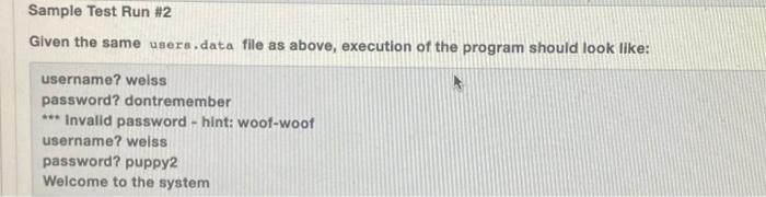 Solved Implement the following class name Authenticator: | Chegg.com