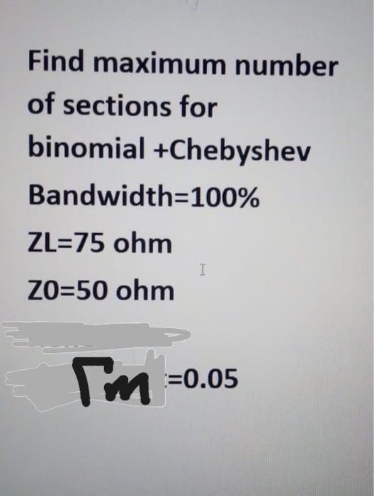 Solved Find maximum number of sections for binomial | Chegg.com