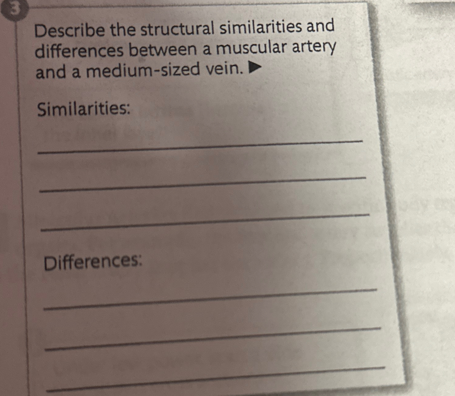 Solved Describe the structural similarities and differences | Chegg.com