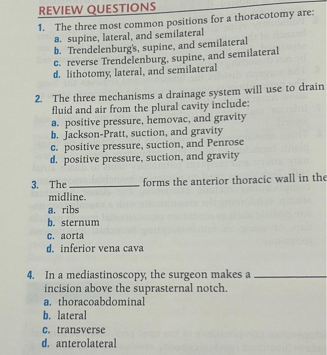 Solved REVIEW QUESTIONS 1. The three most common positions | Chegg.com Solved REVIEW QUESTIONS 1. The three most common positions | Chegg.com