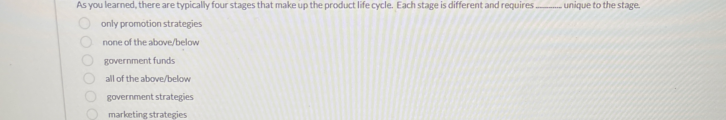 Solved As you learned, there are typically four stages that | Chegg.com