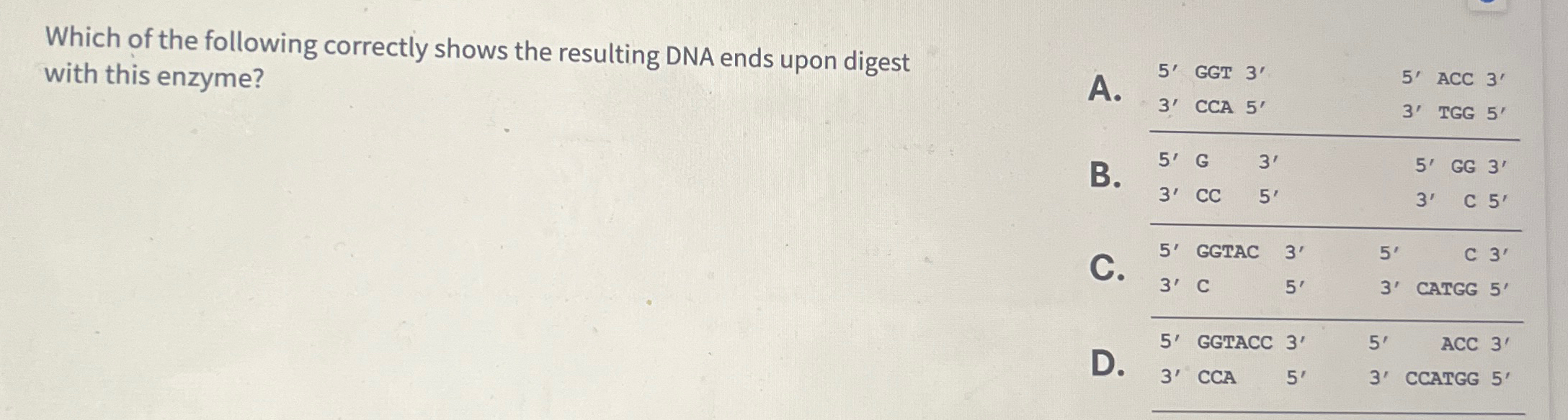 Solved Which of the following correctly shows the resulting | Chegg.com