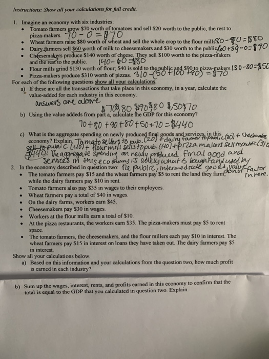 Solved Answer Question 2 parts a and b, by showing work/ | Chegg.com