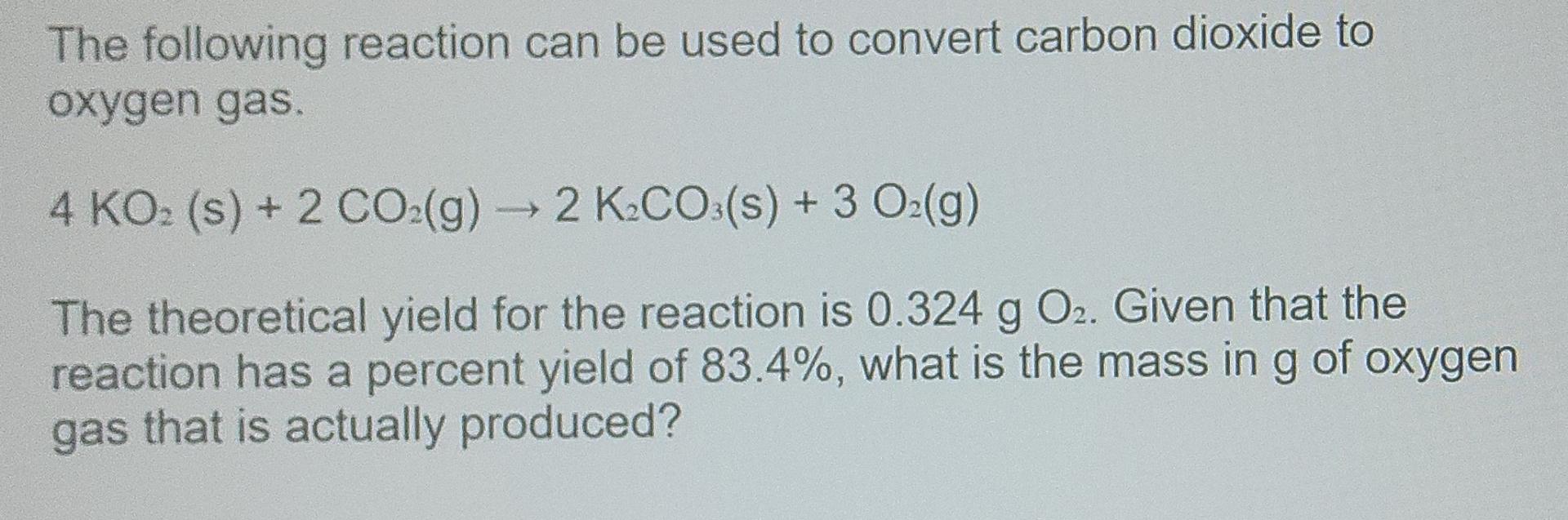 Solved The following reaction can be used to convert carbon | Chegg.com