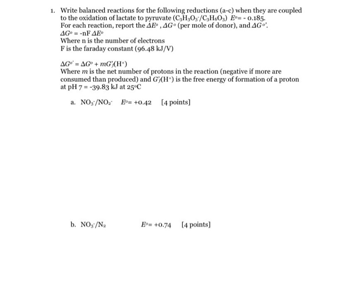 Note/Correction: The formula for pyruvate is C3H3O3- | Chegg.com