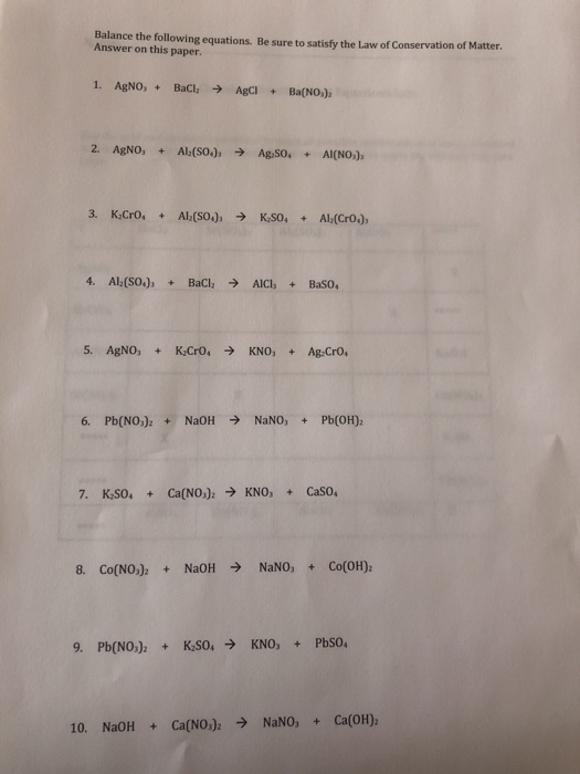 Solved Chemical Reactions and Equations Lab Use the grid and | Chegg.com