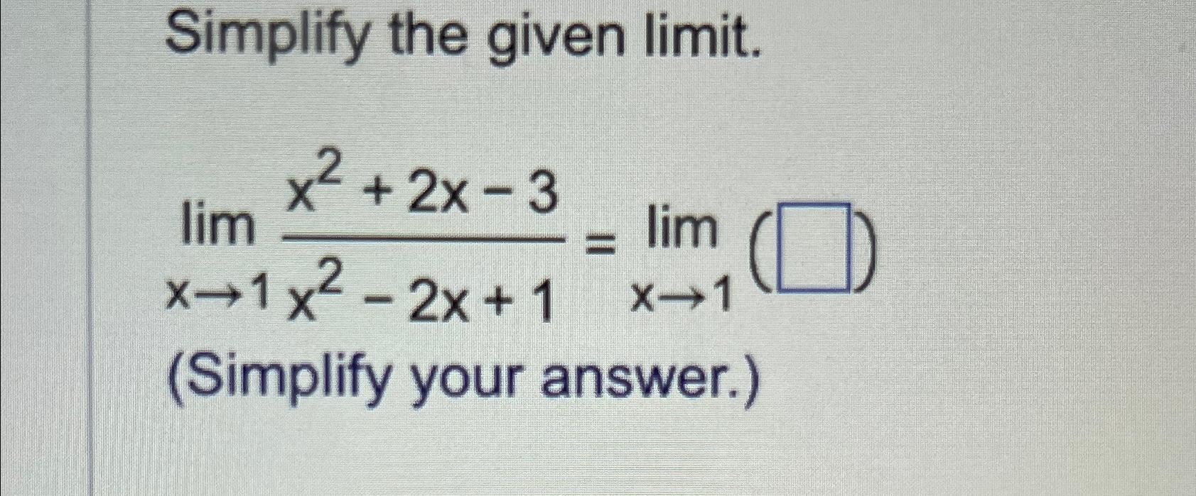 Solved Simplify the given | Chegg.com