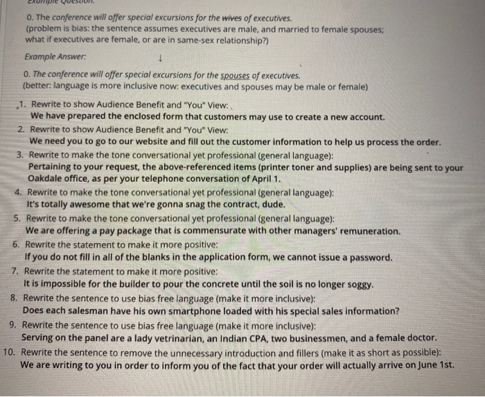 0. The conference will offer special excursions for | Chegg.com