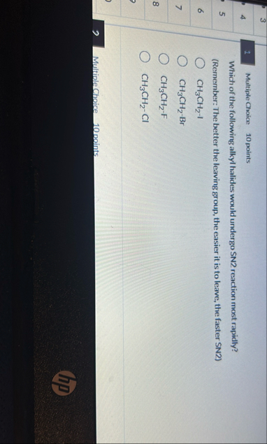 Solved Multiple Choice5 ﻿pointsAll of the following are true | Chegg.com