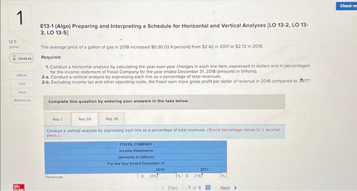 Solved E13-1 (Algo) Preparing and Interpreting a Schedule | Chegg.com