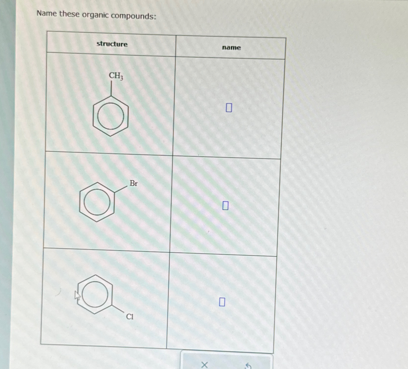 Solved Name these organic | Chegg.com
