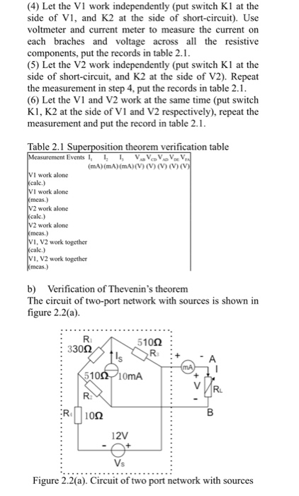 Experiment 2 Research On The Superposition Theorem