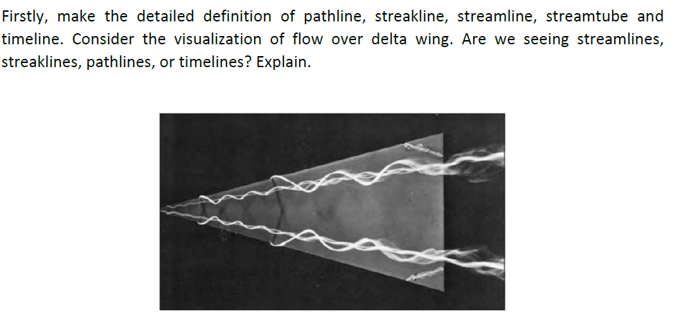 Solved Firstly, make the detailed definition of pathline, | Chegg.com