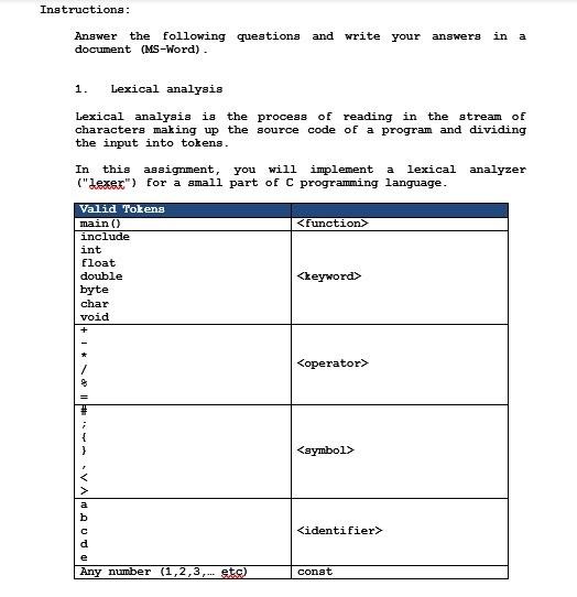 Solved the course name is Programming Languagesand this is | Chegg.com