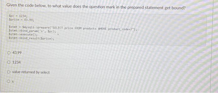 Solved Given the code below, to what value does the question | Chegg.com