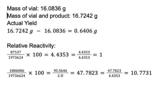 please help calculate theoretical yield and percent | Chegg.com