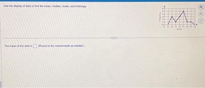 Solved Find the mode for the data items in the given | Chegg.com