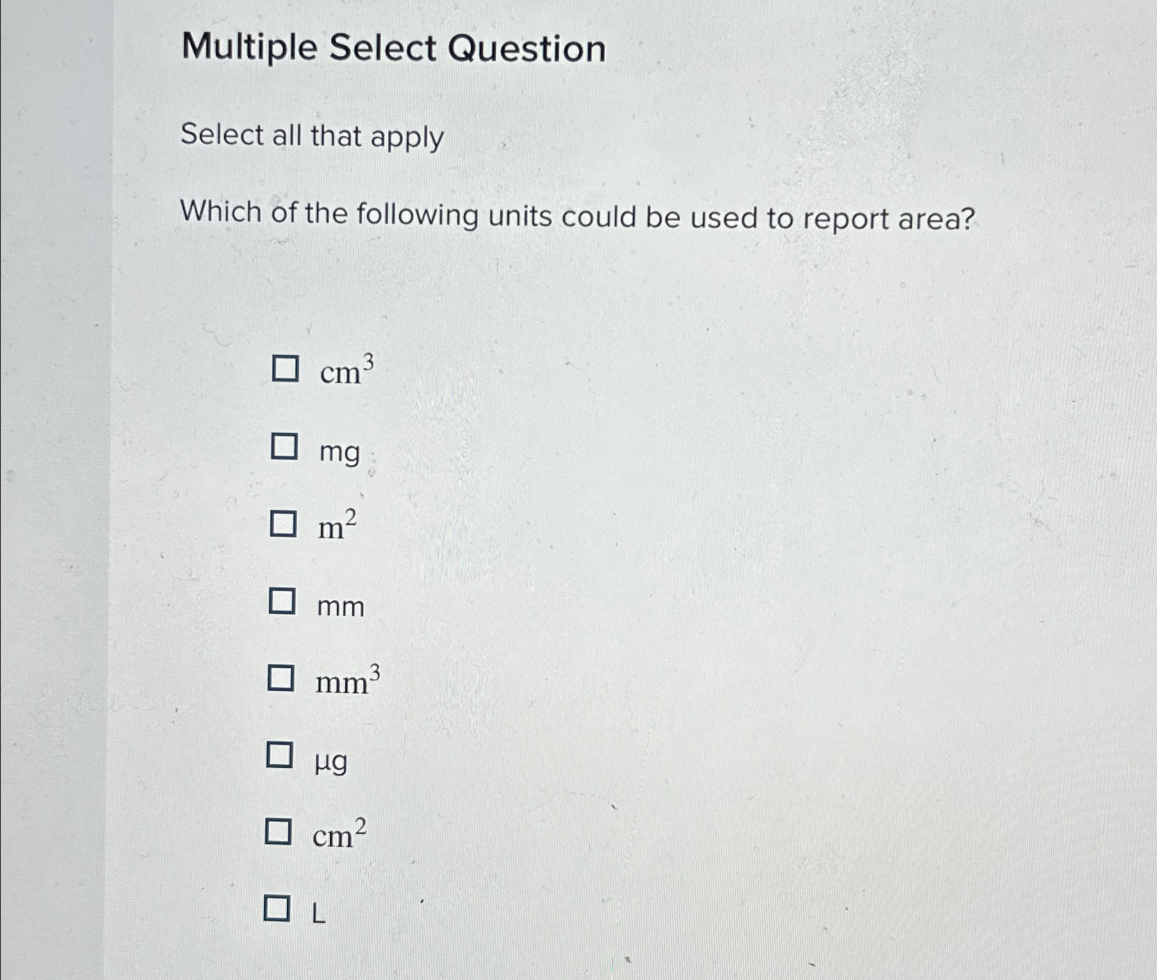 Solved Multiple Select QuestionSelect all that applyWhich of | Chegg.com