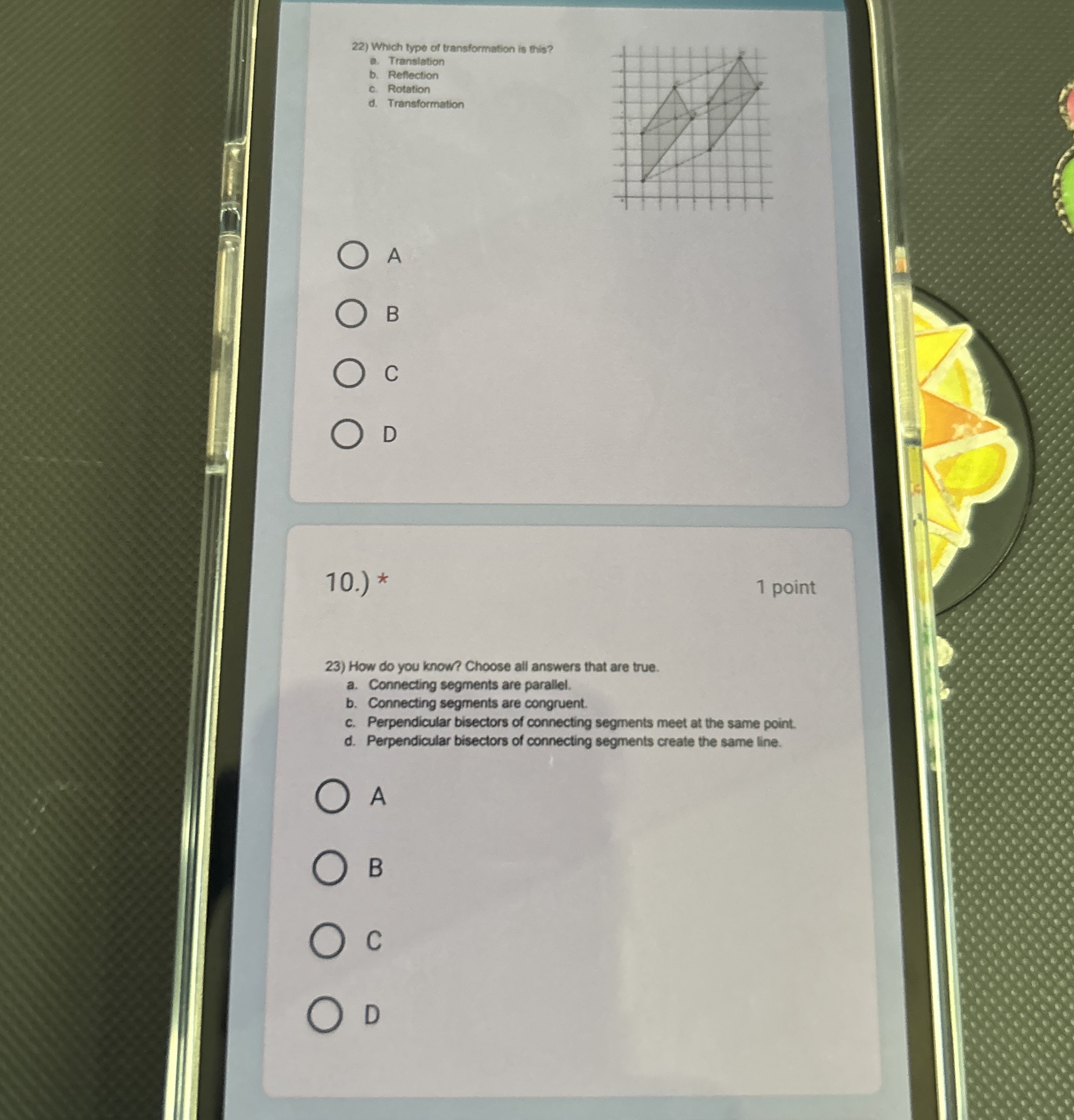 Solved Which type of transformation is this?a. | Chegg.com
