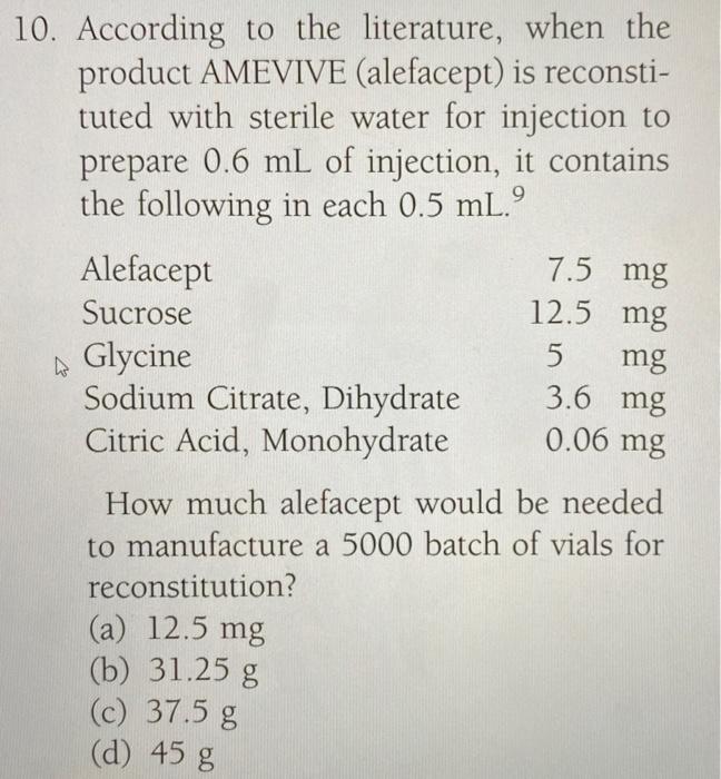 Solved 0. According to the literature, when the product | Chegg.com