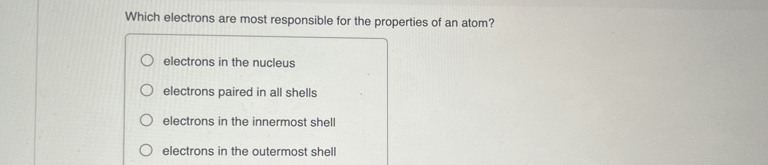 Solved Which electrons are most responsible for the | Chegg.com