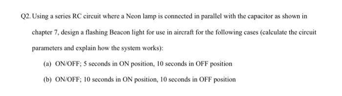 Solved Figure 7.73AnRC delay circuit.Q2. Using a series RC | Chegg.com