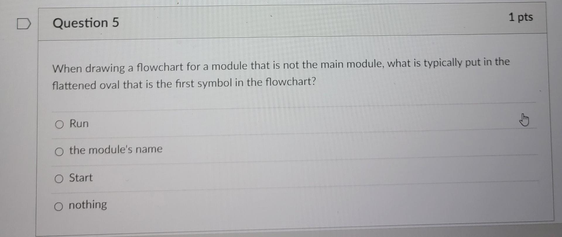 Solved Question 19 8 pts A For loop is used in the | Chegg.com