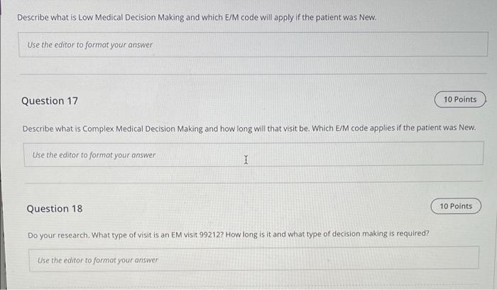 Solved 99214 - Office or other outpatient visit for the | Chegg.com